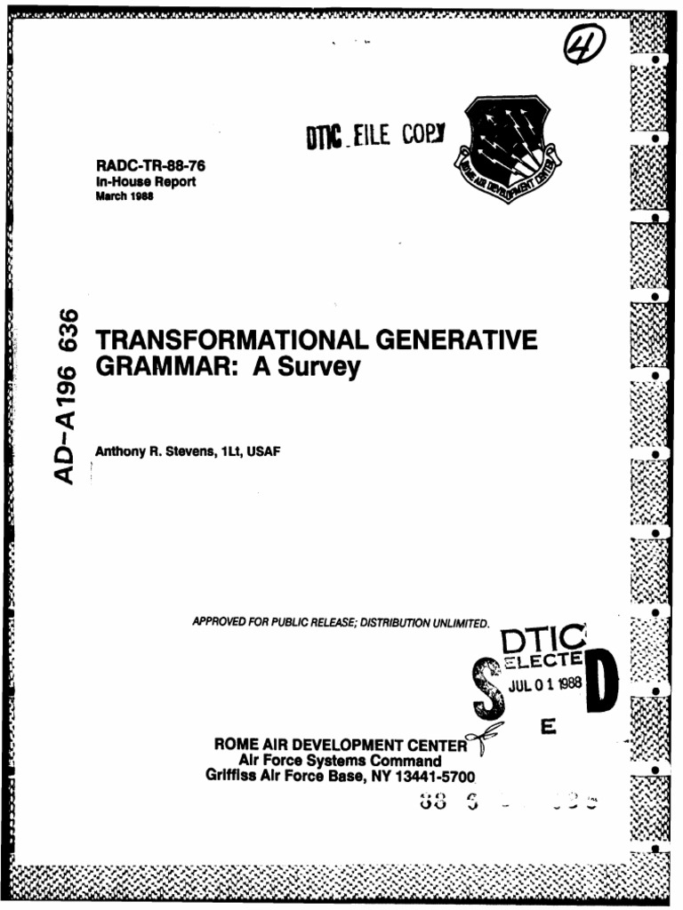 Transformational Grammar | PDF | Phrase | Syntax