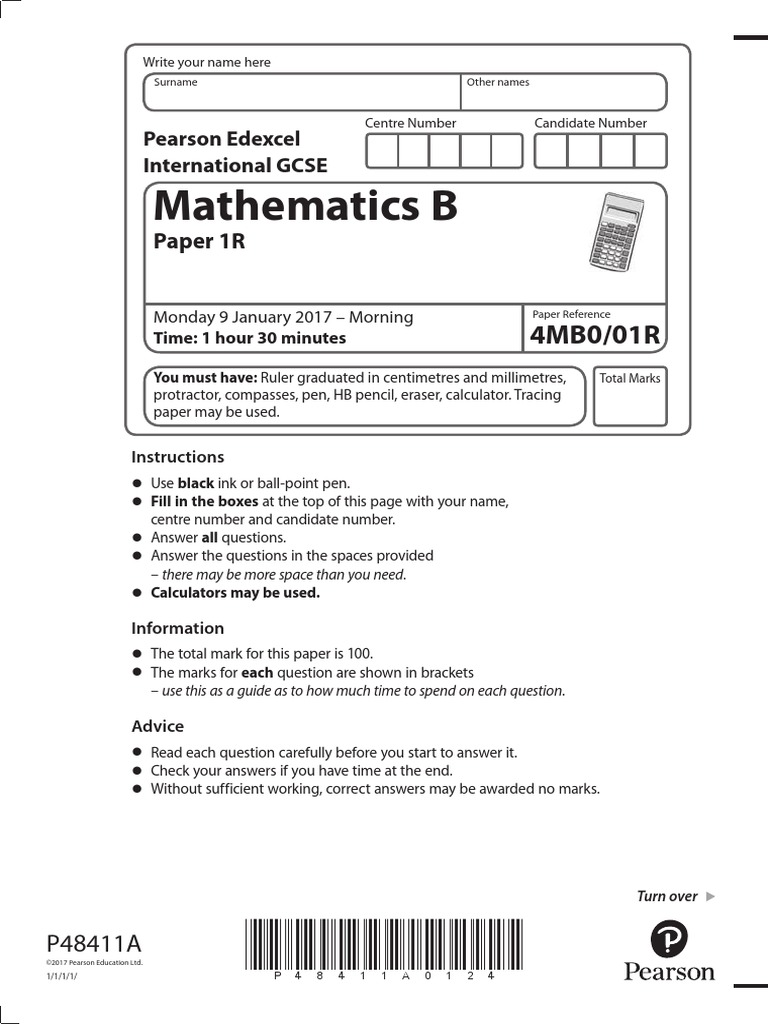 4MB0 01R Que 20170109 PDF | PDF | Area | Geometry