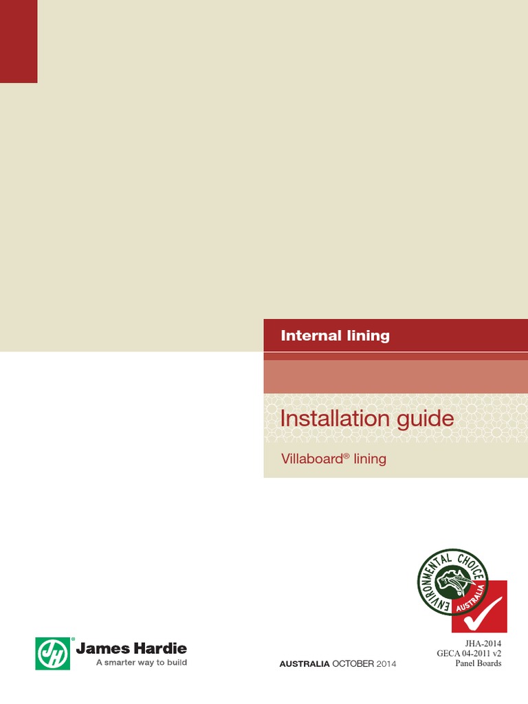 Villaboard Lining Manual WEB - OCT 14 PDF | PDF | Wall | Framing ...