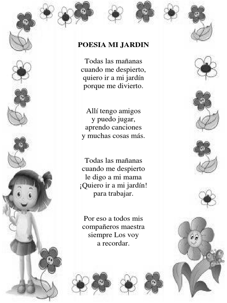 Poesia Mi Jardin | PDF