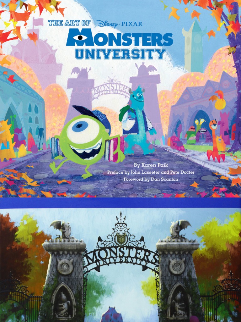 The Art Of Monsters University Book
