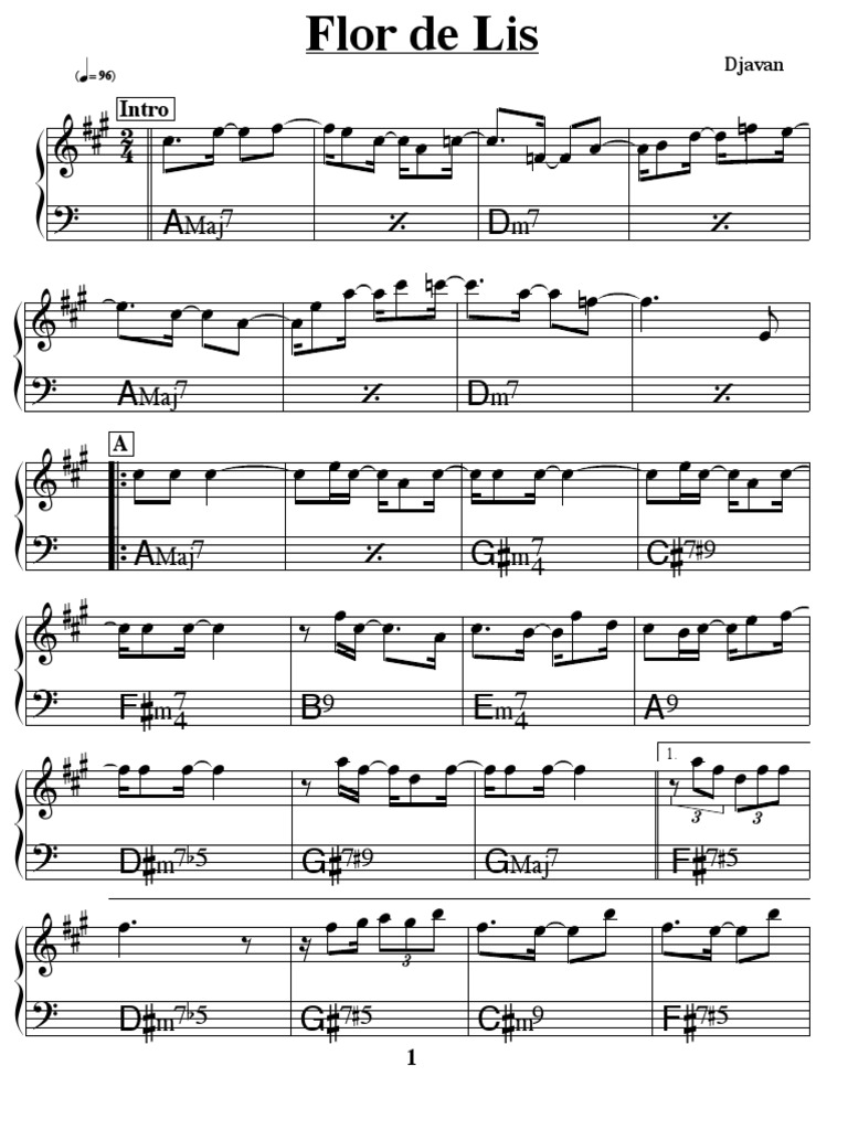 Flor de Lis - Djavan | PDF