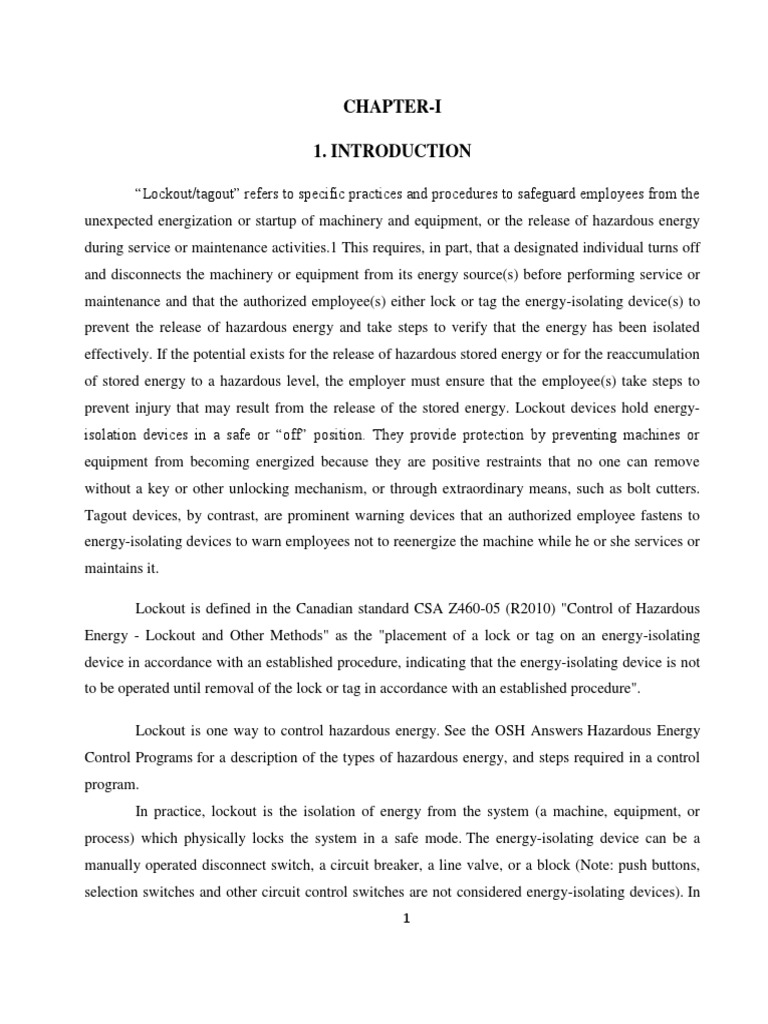 Applications of Lockout 1 | PDF | Safety | Business