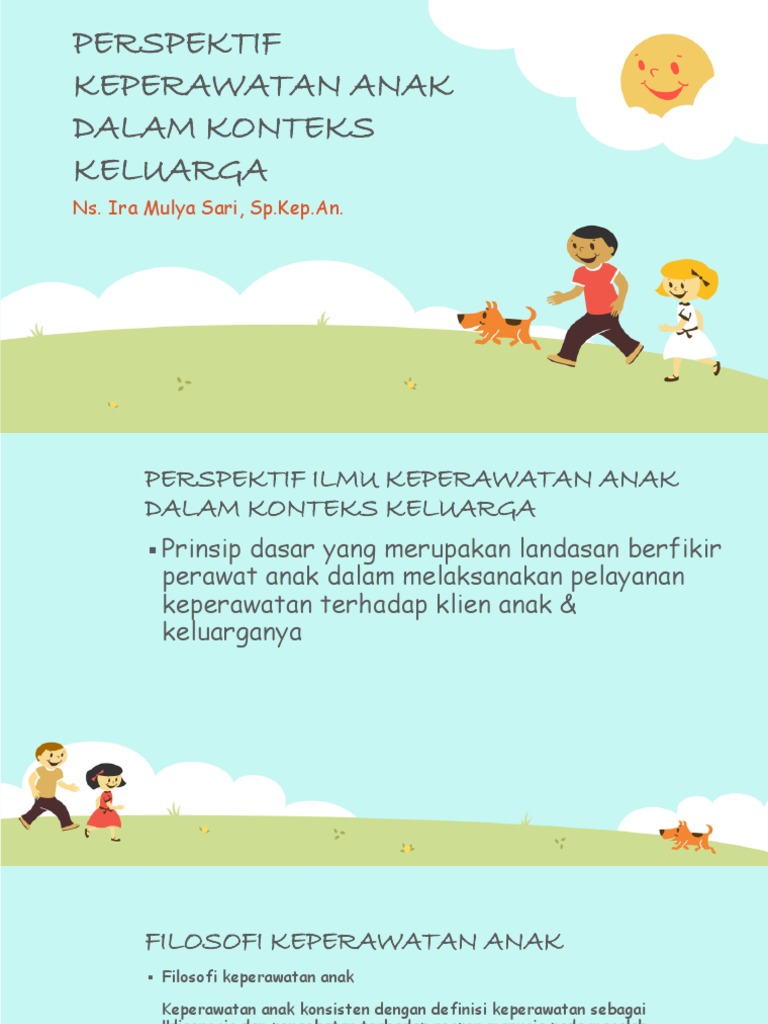 1 Perspektif Keperawatan Anak Dalam Konteks Keluarga | PDF