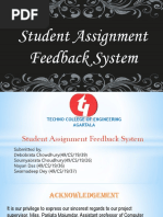 Online Student Feedback System Report | PDF | Use Case | Usability