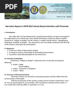 Accomplishment Report Epp | PDF | Teachers | Curriculum