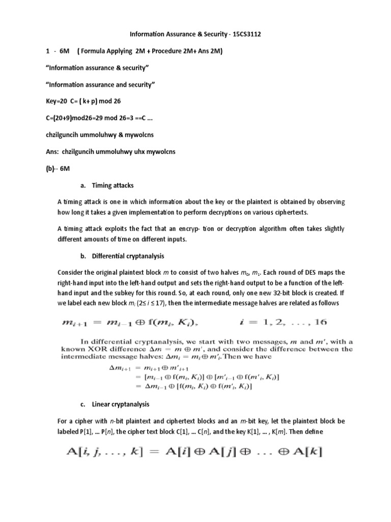 (2 I 17), Then The Intermediate Message Halves Are Related As Follows ...