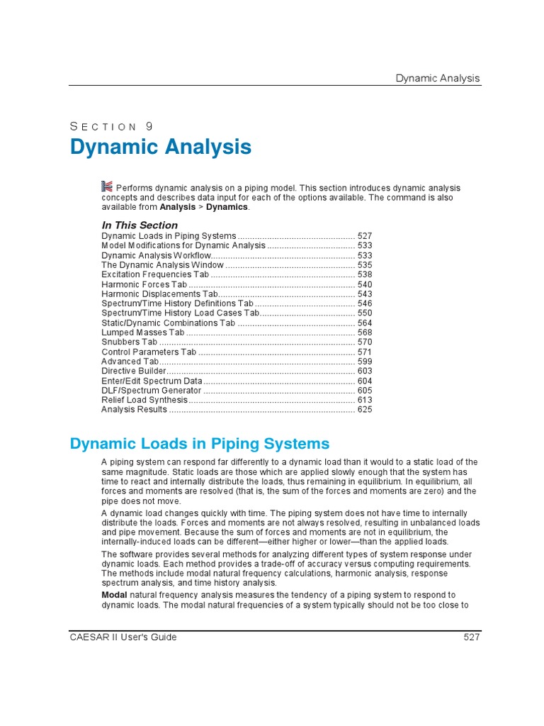 CAESAR II Dynamic Text Book | PDF | Frequency | Hertz