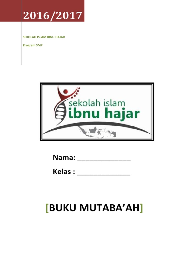 Buku Mutabaah | PDF