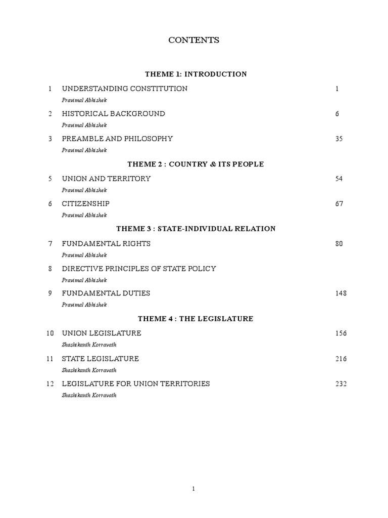 Polity Final PDF | Download Free PDF | Constitution | Government Of India