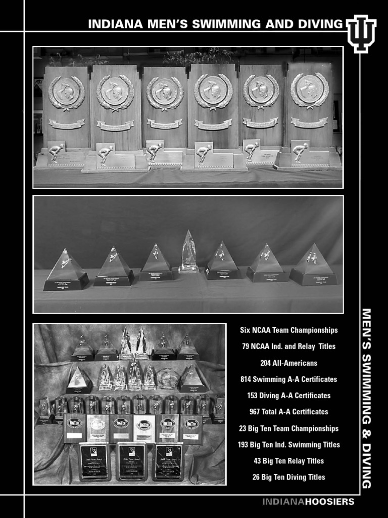 Indiana Men's Swimming & Diving 2005-06 | PDF | Indiana Hoosiers | Diving