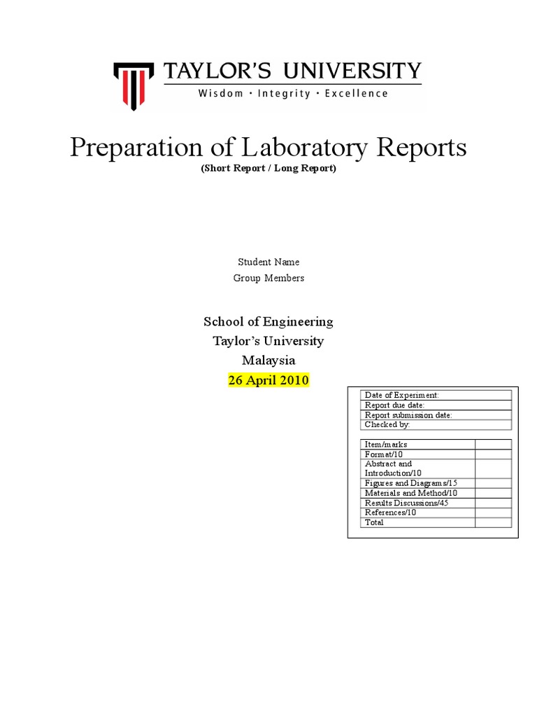 Final Version of LabReportTemplate | PDF | Experiment | Accuracy And ...