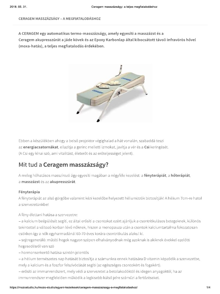 Ceragem Master M3500 PDF | PDF