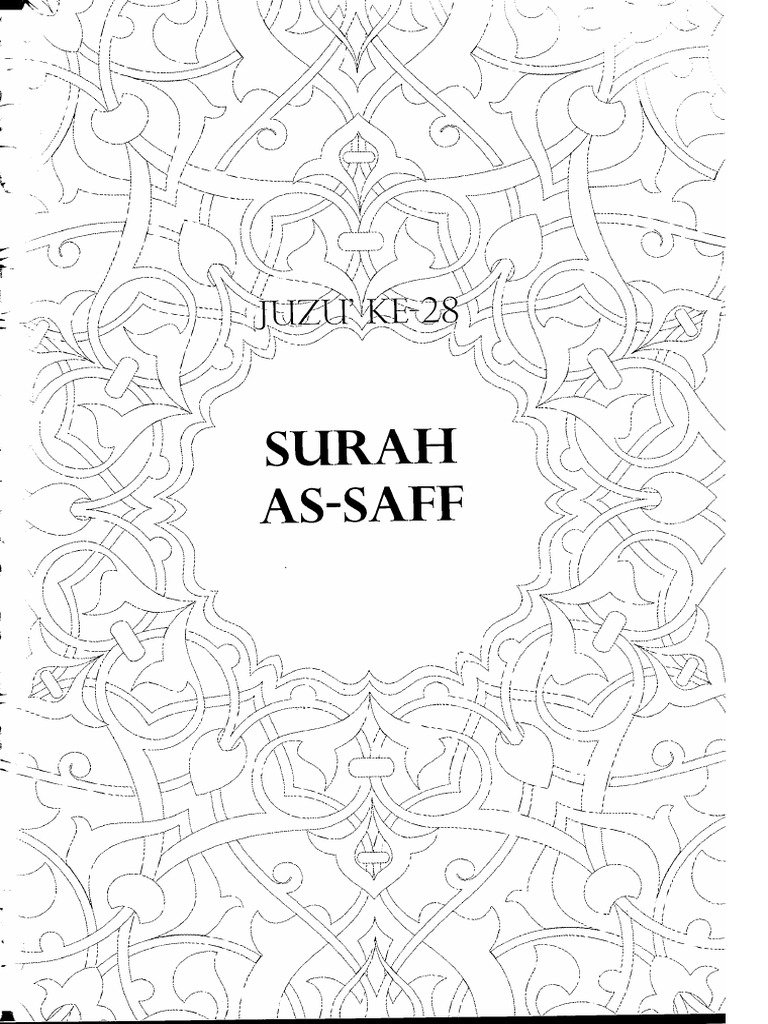 Tafsir Zillil Quran - Surah As-Saff PDF | PDF