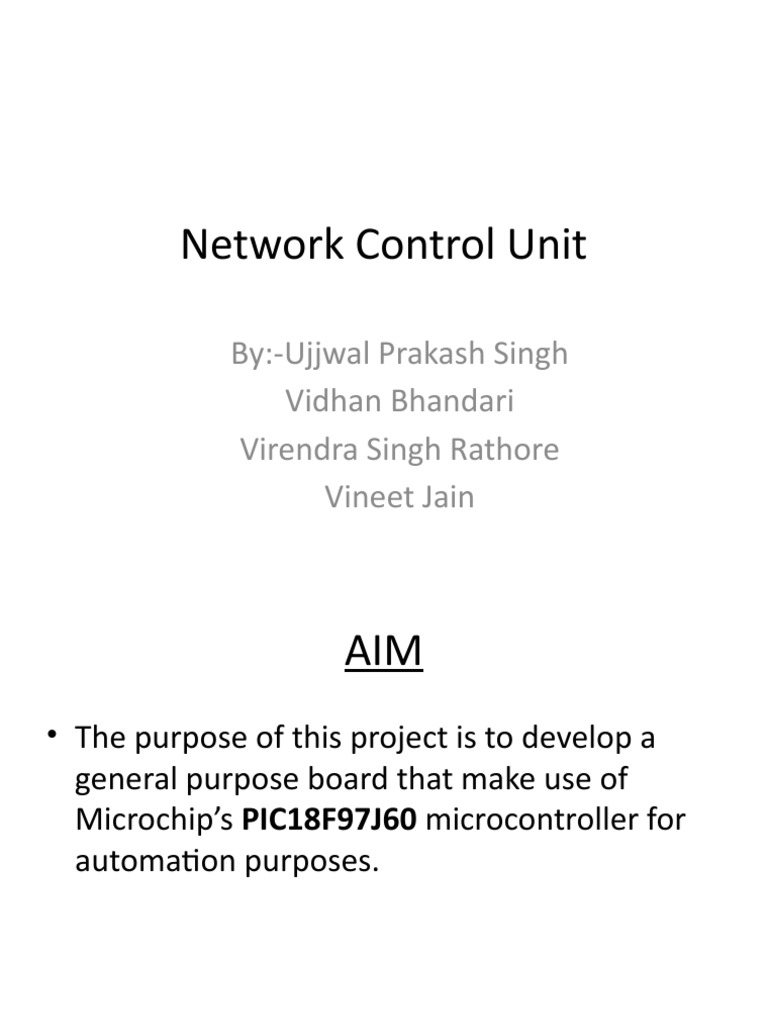 Network Control Unit Ncu | PDF | Microcontroller | Input/Output