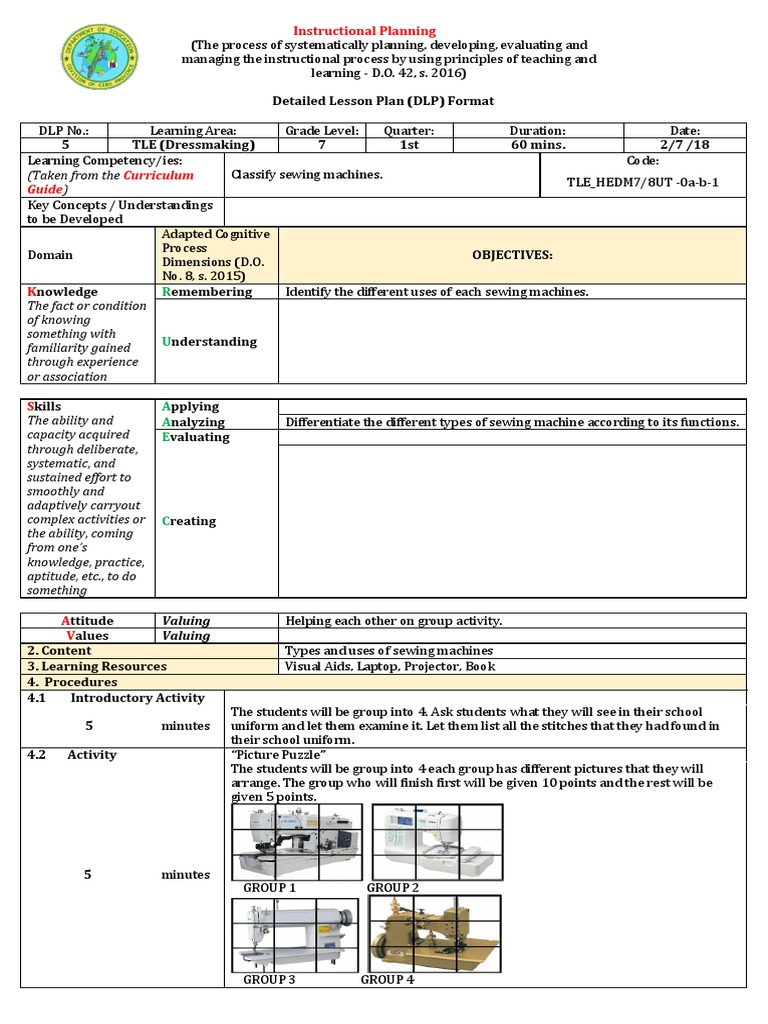 DLP Sewing Machine | PDF | Seam (Sewing) | Sewing