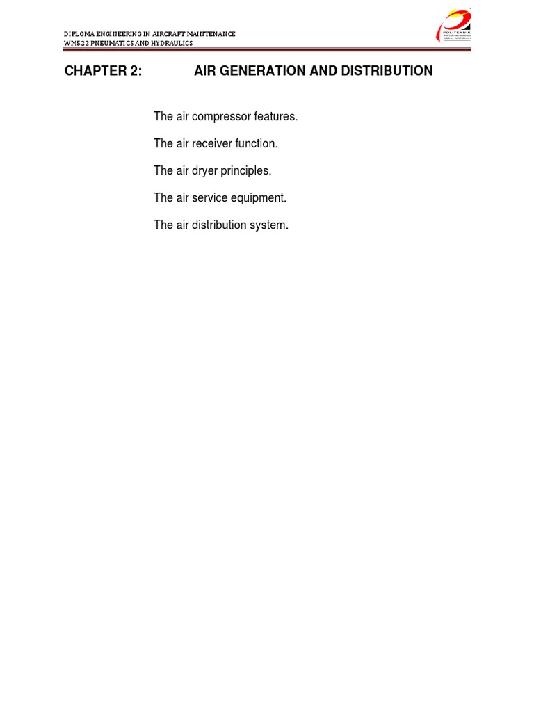 Chapter 2 - Air Generation and Distribution | PDF | Relative Humidity ...