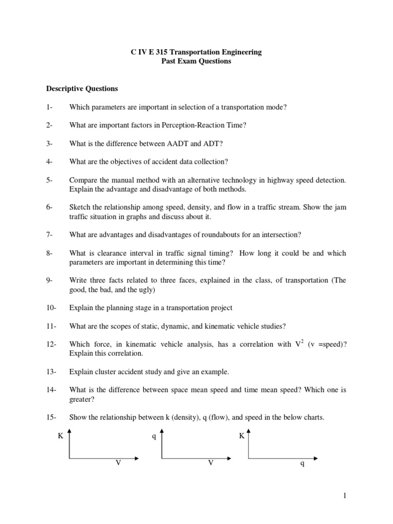 Cie Exam | PDF | Traffic | Intersection (Road)