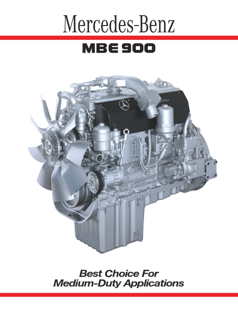 Mercedes Benz Brocure Mb900 | PDF | Internal Combustion Engine ...