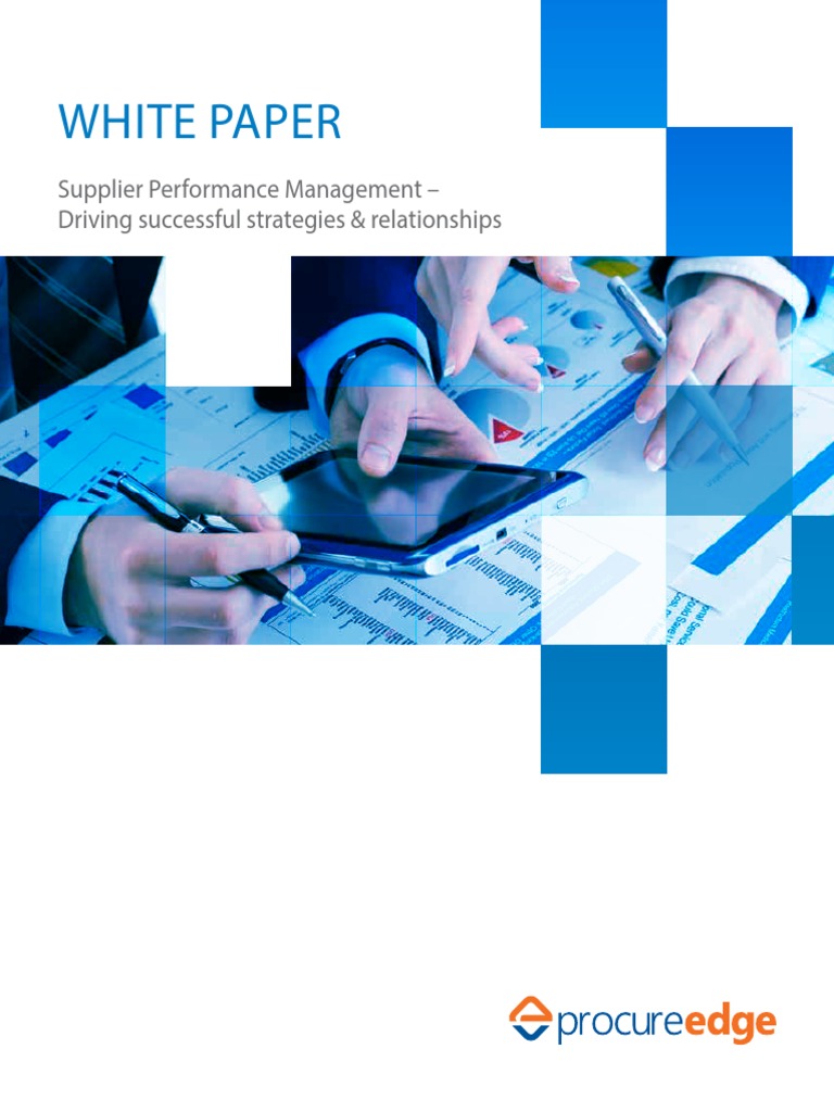 Supplier Performance Management | PDF | Performance Indicator | Supply ...