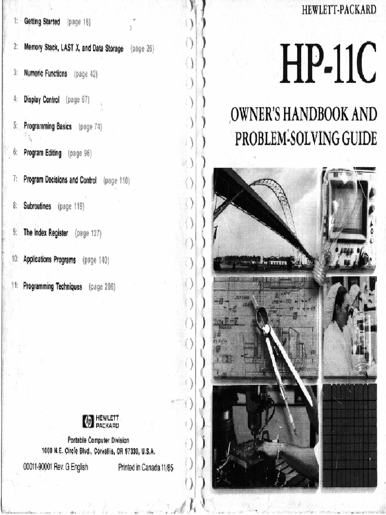 HP 11C PDF | PDF