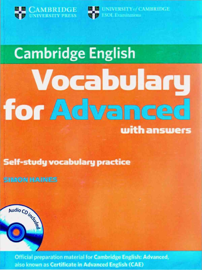 Vocabulary For Advanced PDF | PDF
