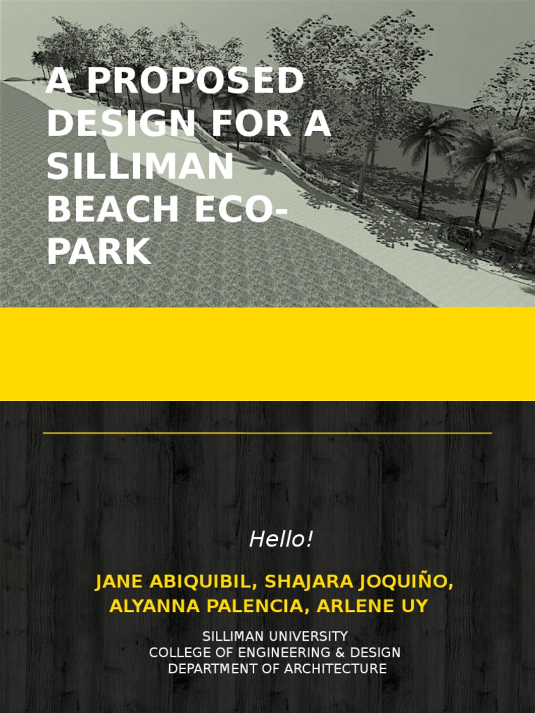 Silliman Beach Proposal | PDF | Toilet | Beach