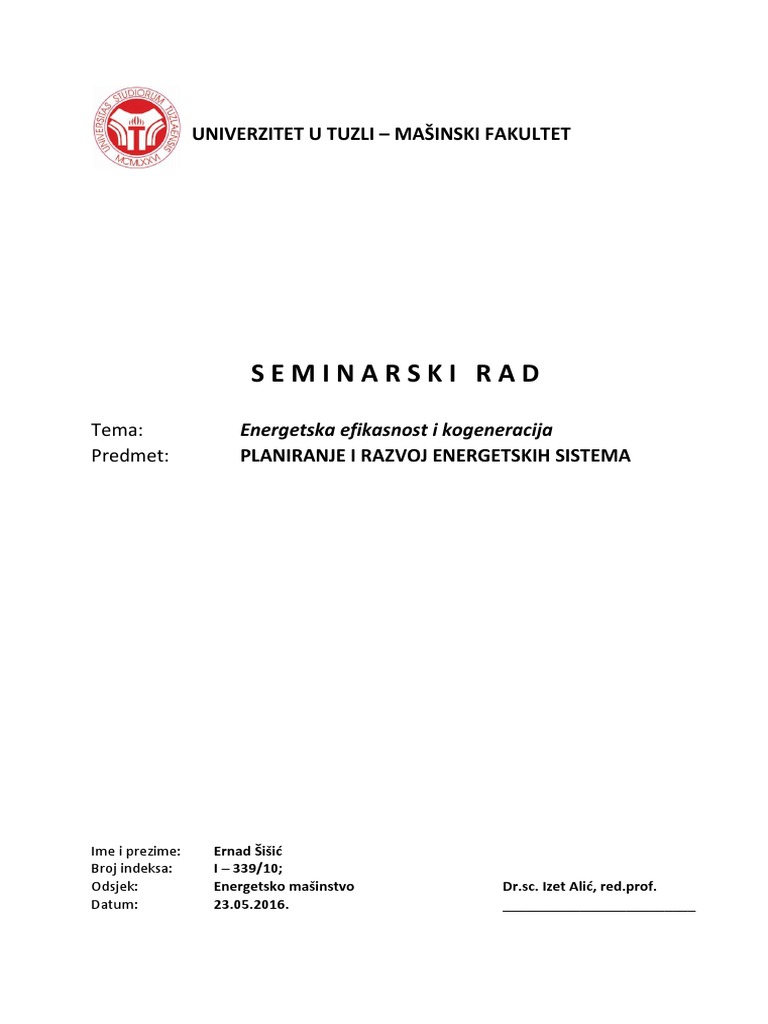 Univerzitet U Tuzli | PDF