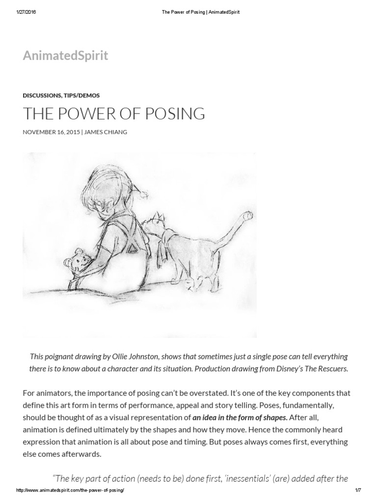 The Power of Posing: Animatedspirit | PDF | Animation | Shape