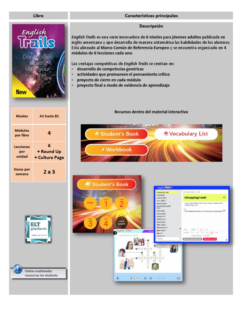 English Trails - Ficha
