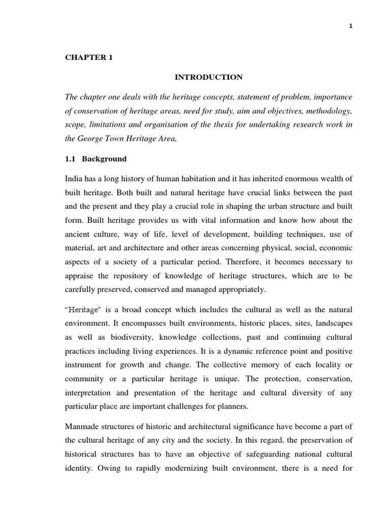 Historic Area Assessment | PDF | Conservation