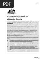 APRA CPS 231 Outsourcing Guidelines | PDF | Internal Audit | Outsourcing