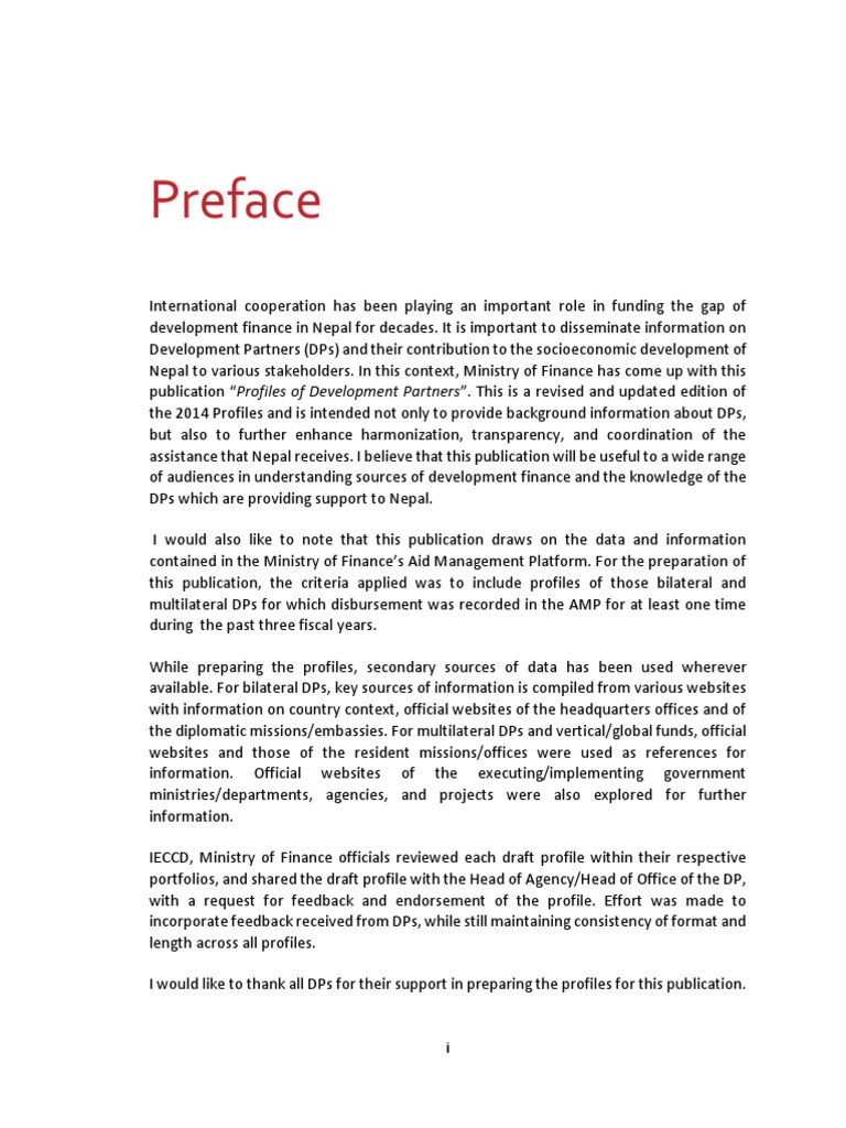 Development Partner Profile 20180406054531 | PDF | Wash | Denmark