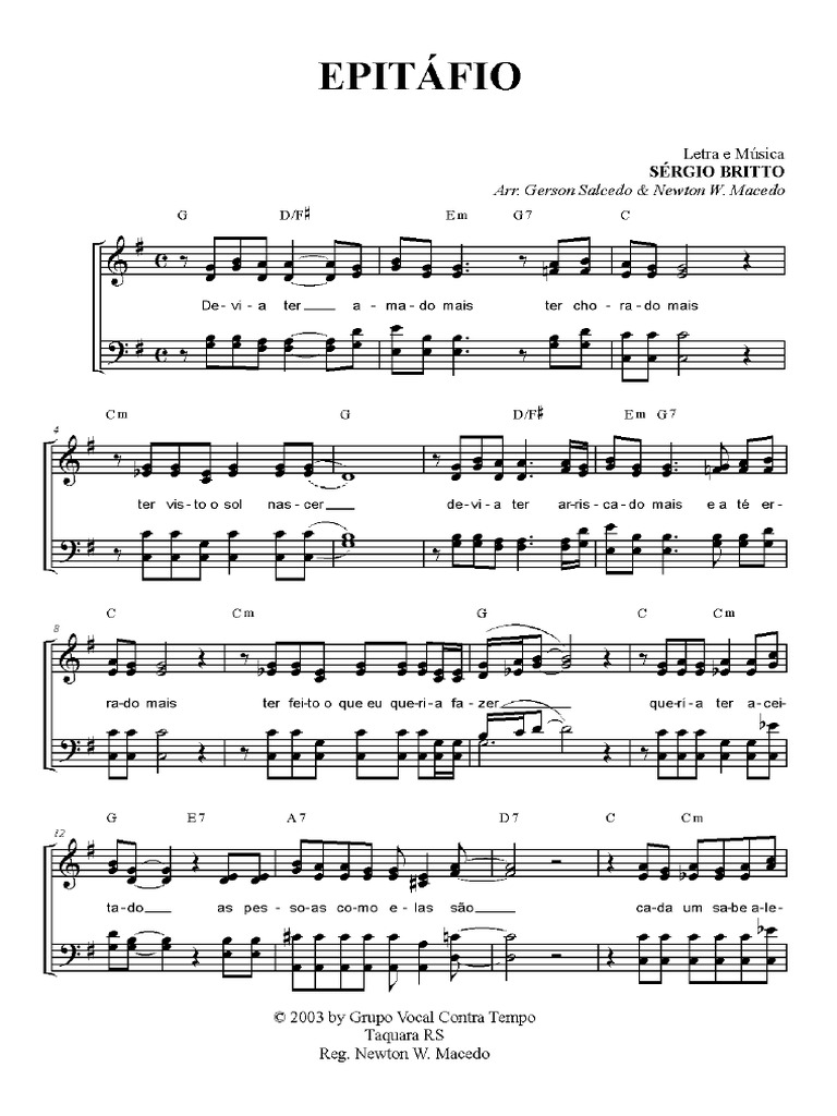 Epitafio | PDF