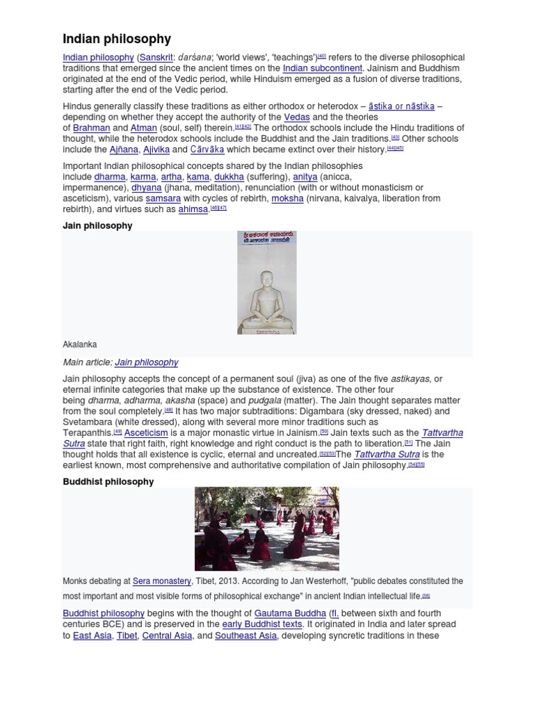 An Overview of the Diverse Philosophical Traditions of Ancient India ...