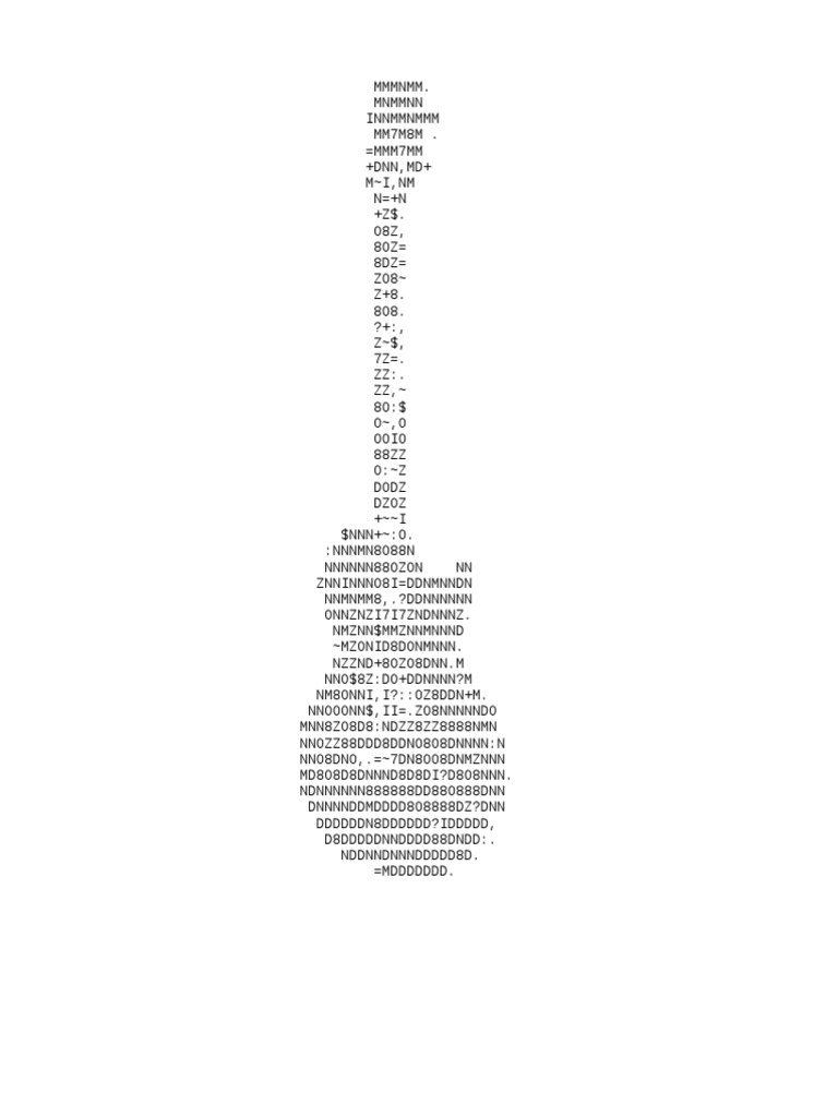 ASCII Art Enthusiasts | PDF