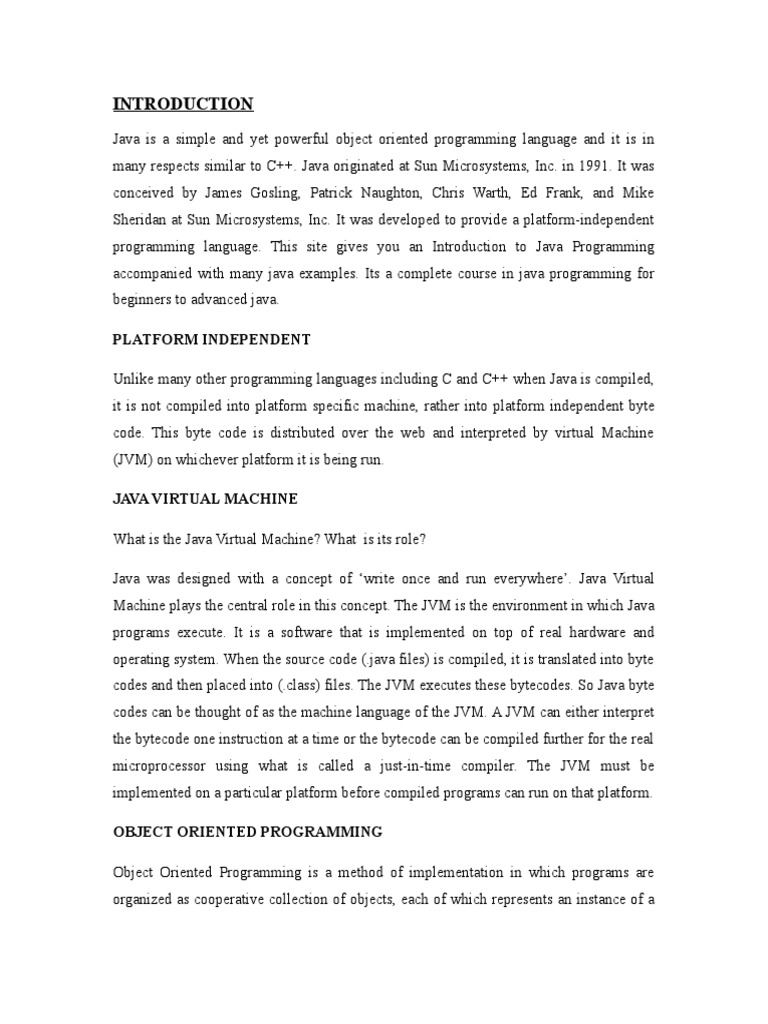 Text e | PDF | Java Virtual Machine | Class (Computer Programming)