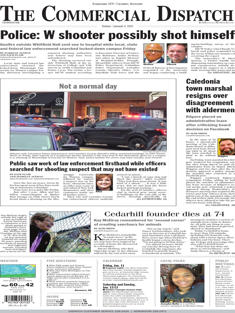 Commercial Dispatch Eedition 1-6-19 | PDF | United States Postal ...