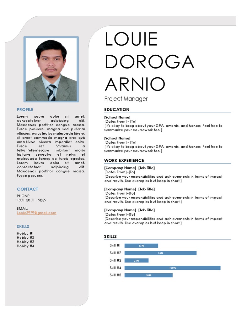 Sample CV Format | PDF