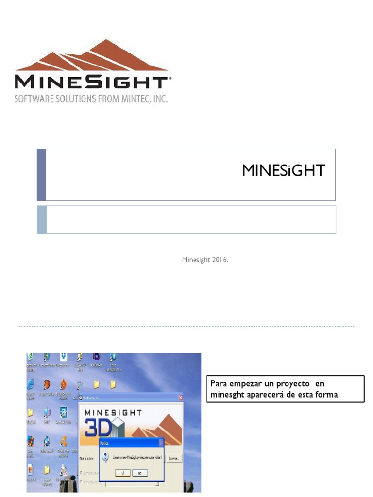 MINESiGHT Tutorial | PDF