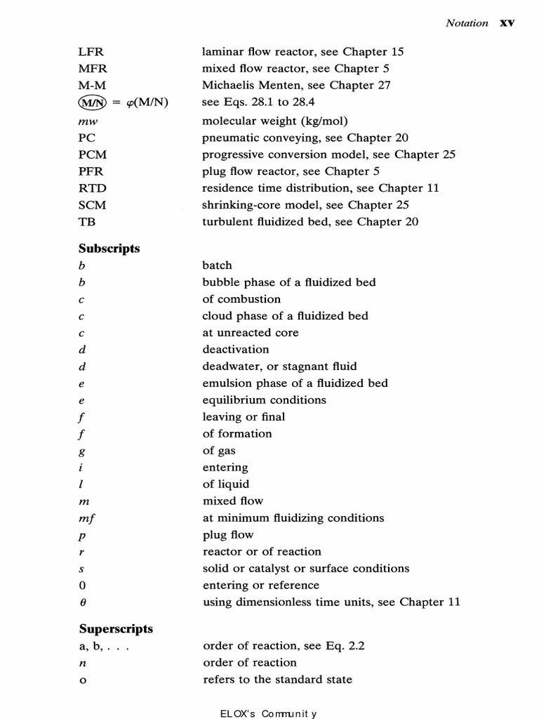Subscripts: Notation | PDF