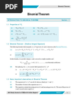 Important PYQs - Binomial Theorem | PDF | Mathematics Of Computing | Numerical Analysis