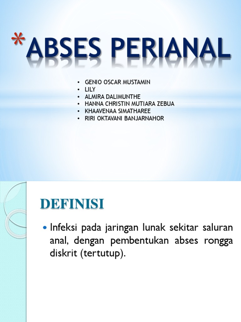 Abses Perianal-1 | PDF