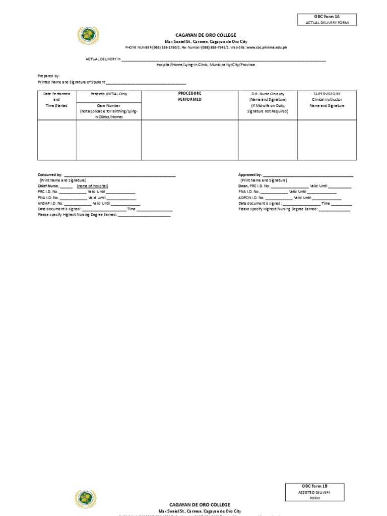 Cases Forms New Cur | PDF | Nursing | Identity Document