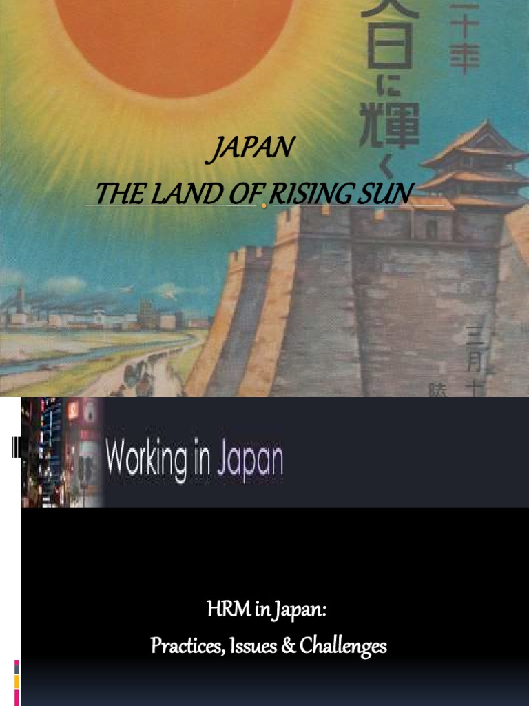 Japan The Land of Rising Sun | PDF | Human Resource Management ...