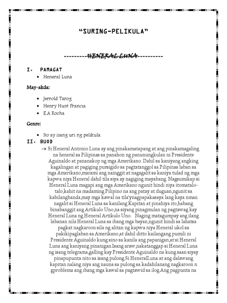 Suring Pelikula | PDF