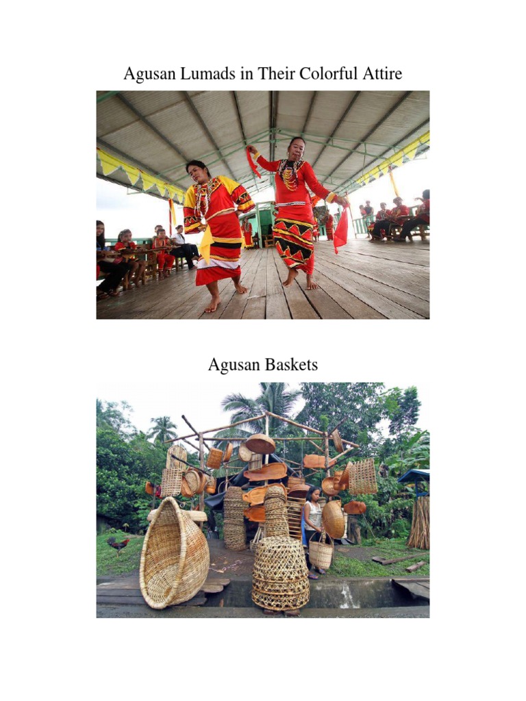 Agusan Lumads in Their Colorful Attire | PDF | Philippines