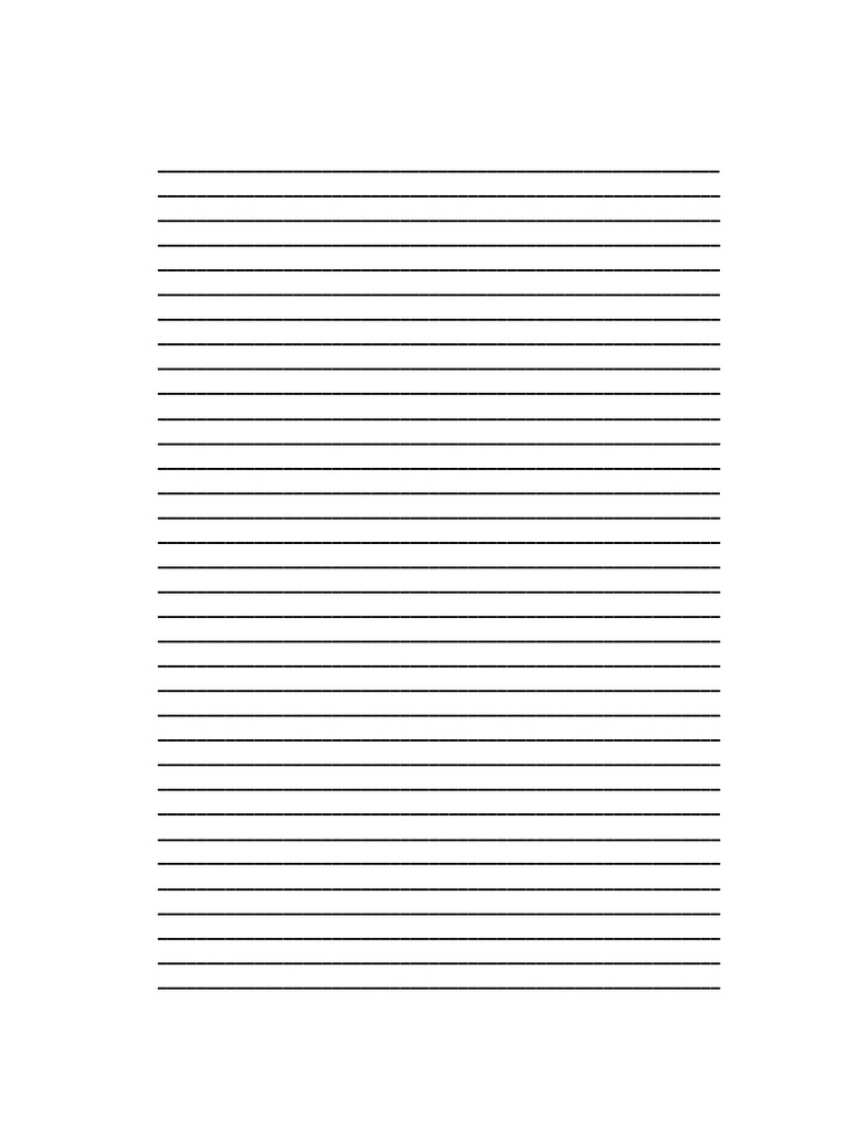 Margin 4433 Tinggal Print Untuk Tgas Tulis Tangan Kertas A4 | PDF