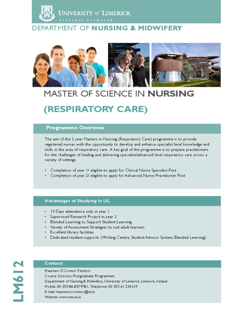Respiratory Care Flyer | PDF | Nursing | Master Of Science