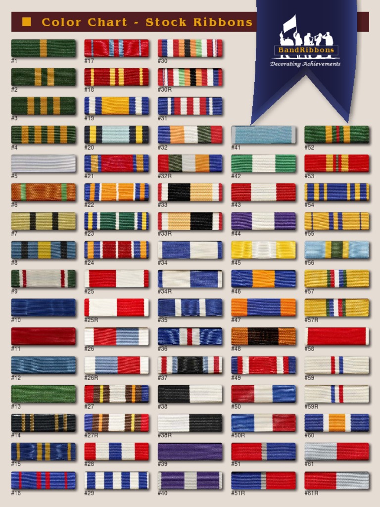 Ribbon Color Chart | PDF | Home & Garden